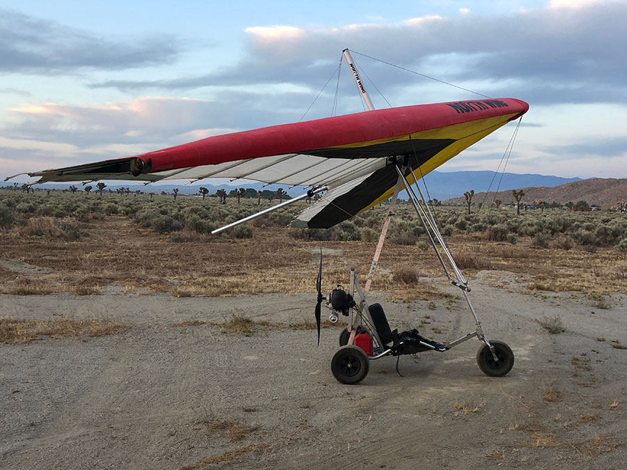 GibboGear Manta Trike Hang Glider Wing Detail, TrikeBuggy.com