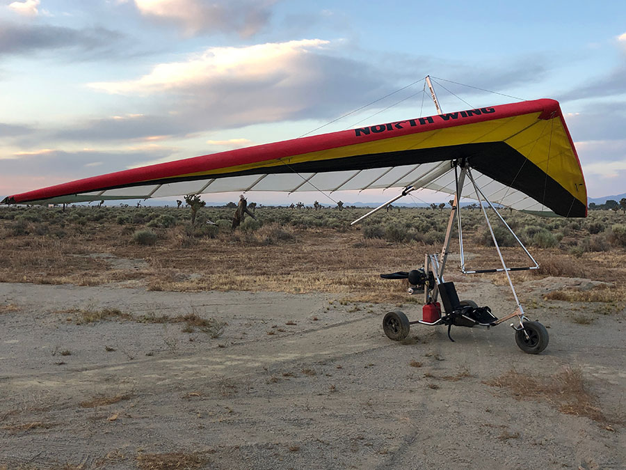 GibboGear Manta Trike Hang Glider Wing Detail, TrikeBuggy.com